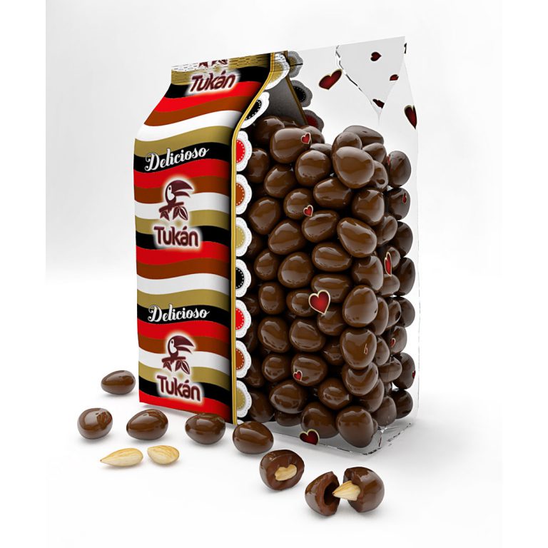 Almendra Choco Leche Bolsa 1 kg | Tukán Chocolates